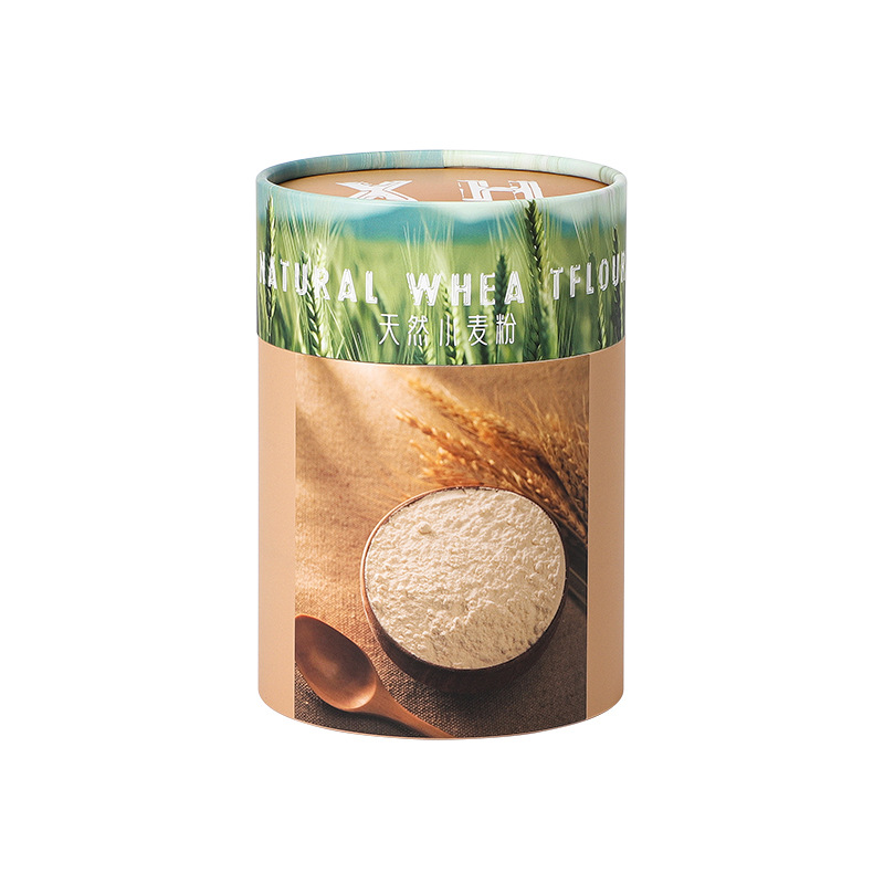 Easy Peel-off Wheat Flour Aluminum Foil Powder Rolled Edge Paper Tube ...